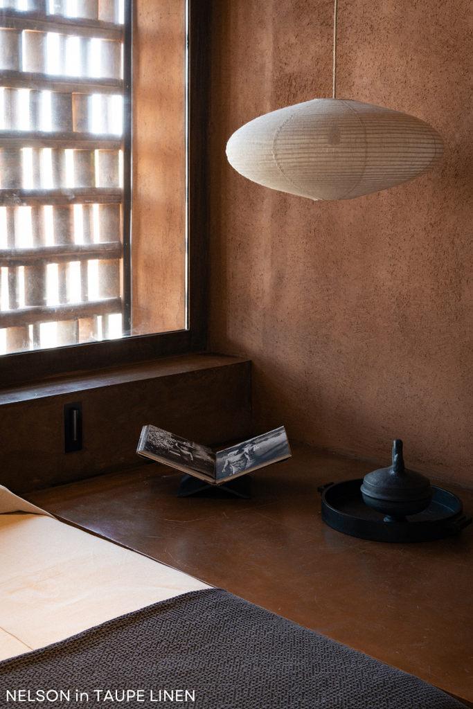 Linen Light Shade - Nelson Shade – Lumiere Shades