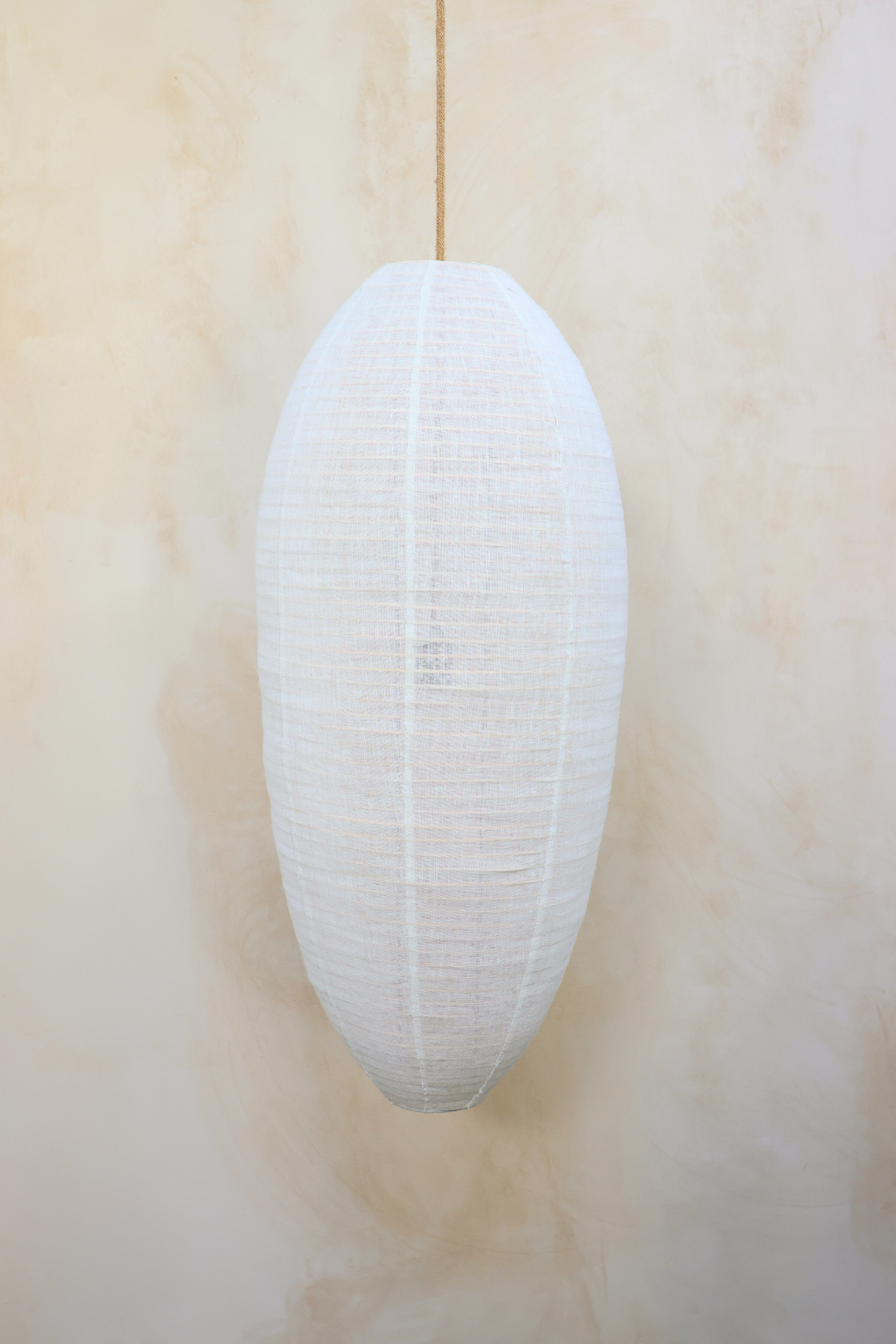 Oscar Linen Light Shade | Statement Sculptural Pendant Lighting ...